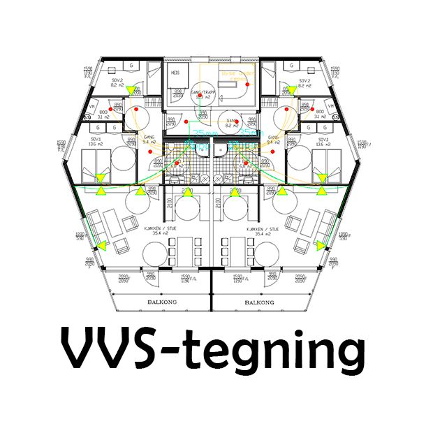 VVS-tegning – digital utgave NYTT! - NETTBUTIKK - VVSkunnskap.no